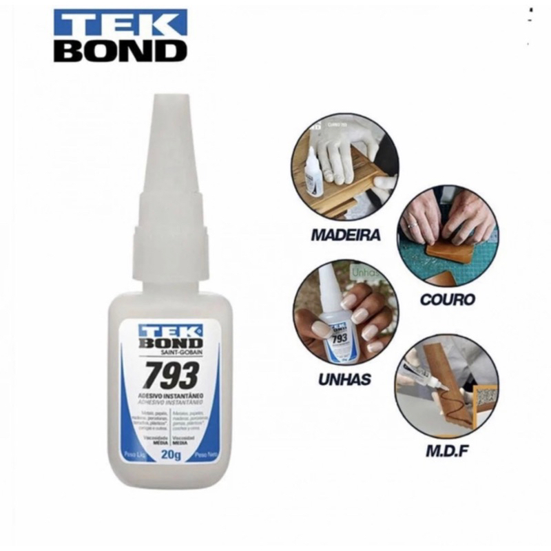 Cola Adesivo Instantâneo Tek Bond 793 20 g | Shopee Brasil