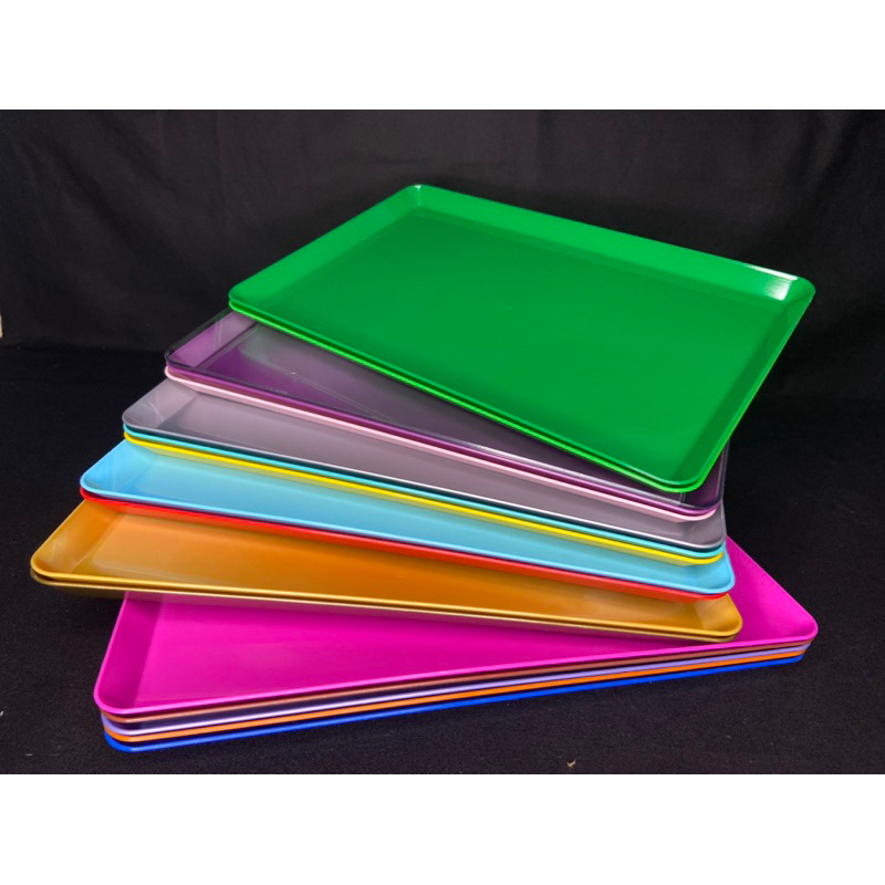 Bandeja Plástica Colorida | Shopee Brasil