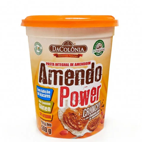 Pasta De Amendoim Integral Amendo Power 500g | Shopee Brasil