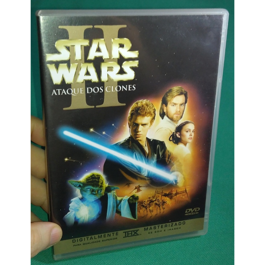 DVD DUPLO Star Wars - Ataque Dos Clones ( Dublado ) | Shopee Brasil