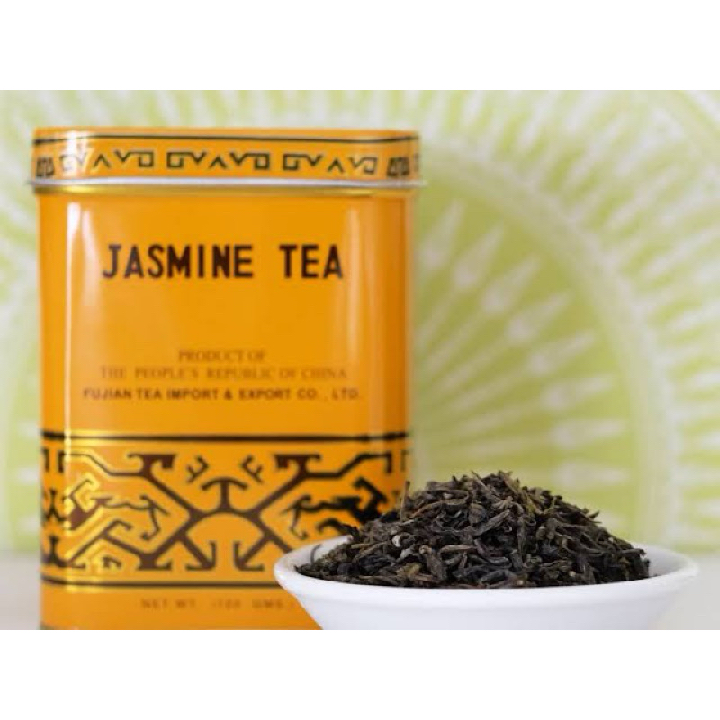 cha verde de jasmim fujian lata 227g ervas chá chines chã antioxidante ...