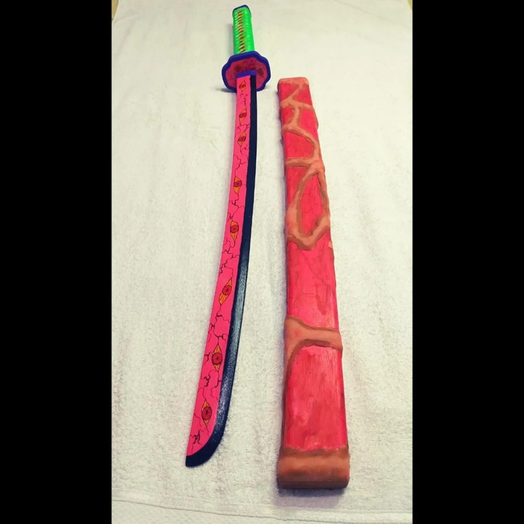 Espada Katana Kokushibo Lua 1 Cosplay Demon Slayer Kimetsu no Yaiba | Shopee Brasil