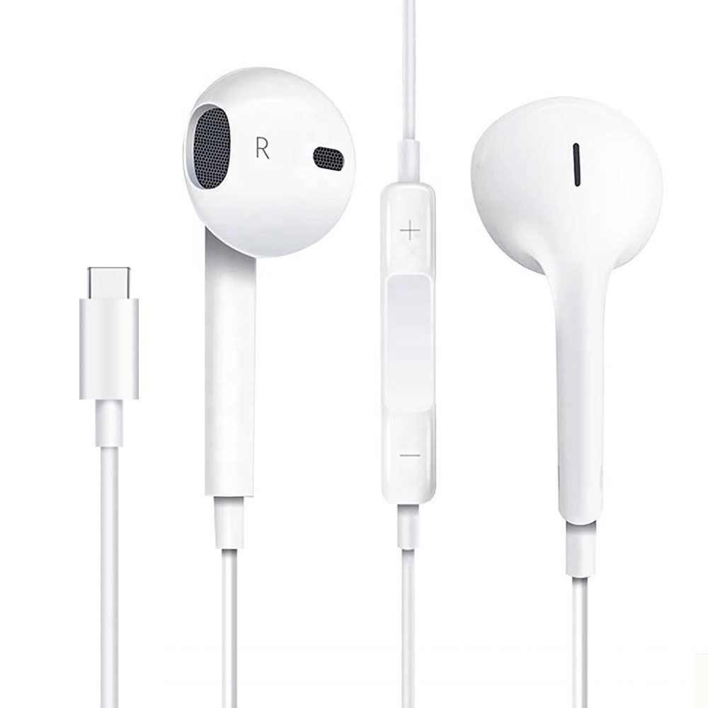 Fone De Ouvido Tipo C USB-C Som Alta Qualidade c/ Microfone earpods ...