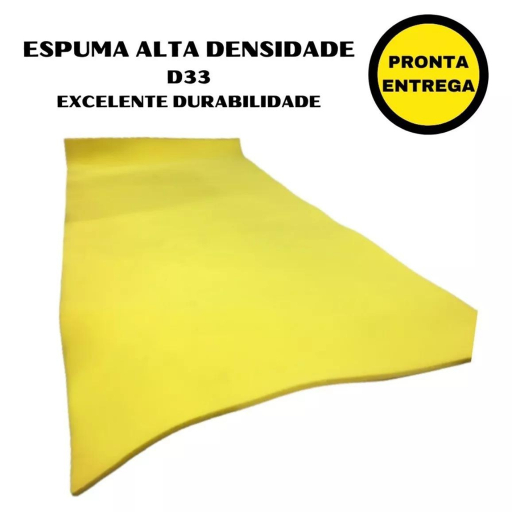 Espuma Em Metro D33 1,90m X 0,50cm E 1cm De Espessura Sofá Cadeiras ...