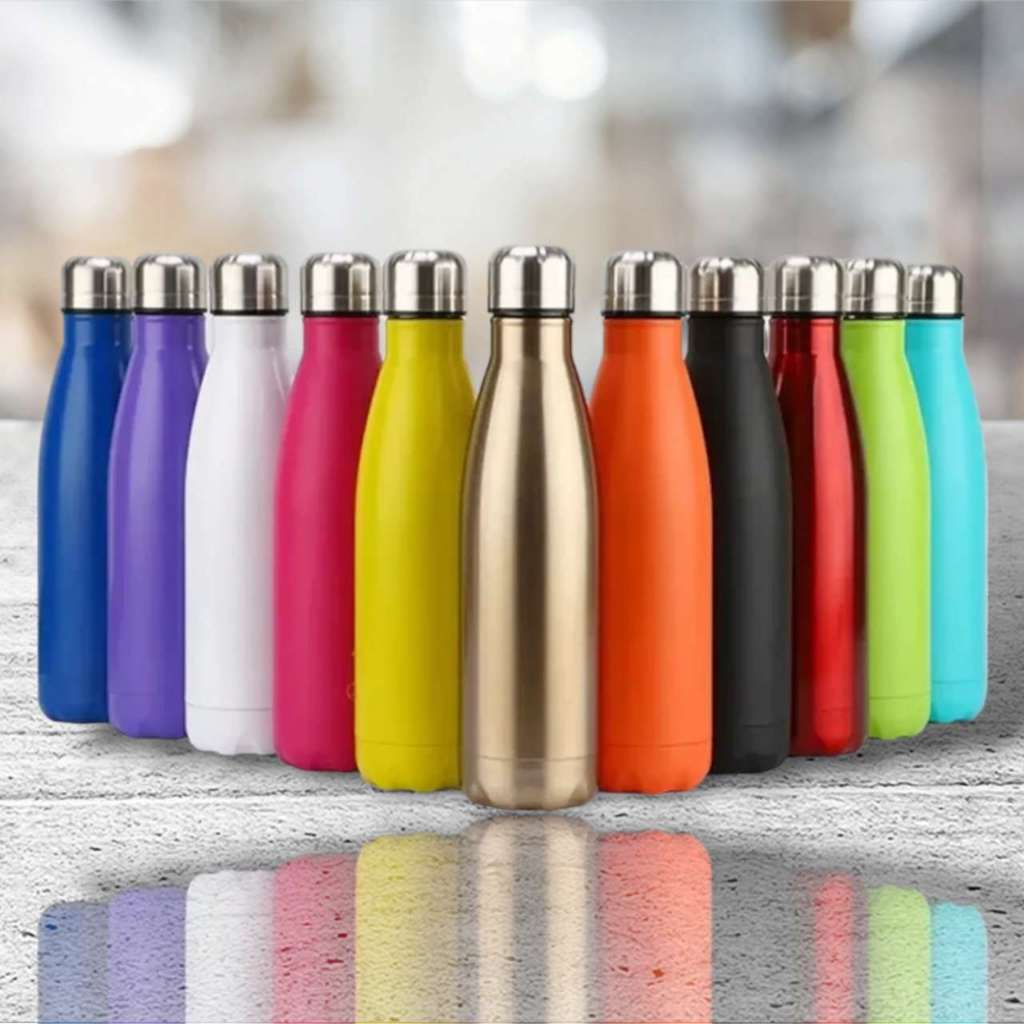 Garrafa Inox De Água Gelada Academia 1000ml /750ml / 500ml | Shopee Brasil