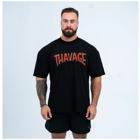 Camiseta Oversized Thavage Academia Musculação Treino Confortável ...