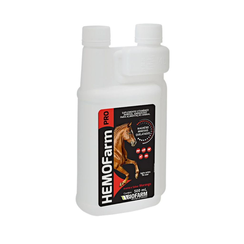 Suplemento para Cavalos Hemofarm Pro - 1 litro | Shopee Brasil