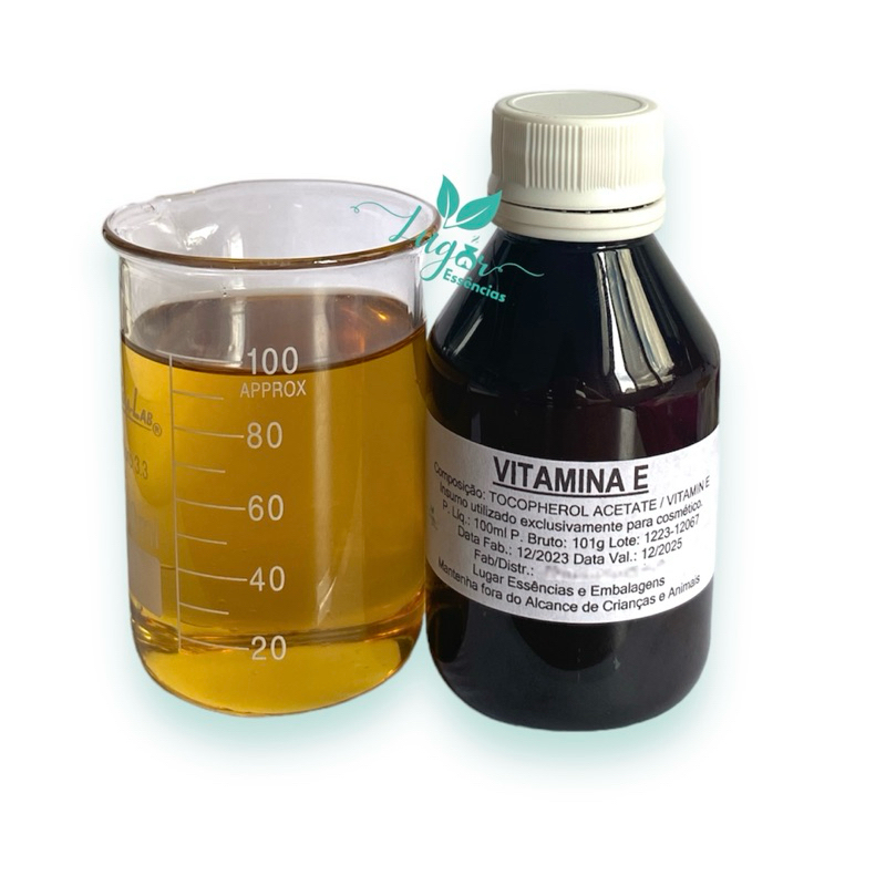 Vitamina E 100ml - Uso Cosmético | Shopee Brasil