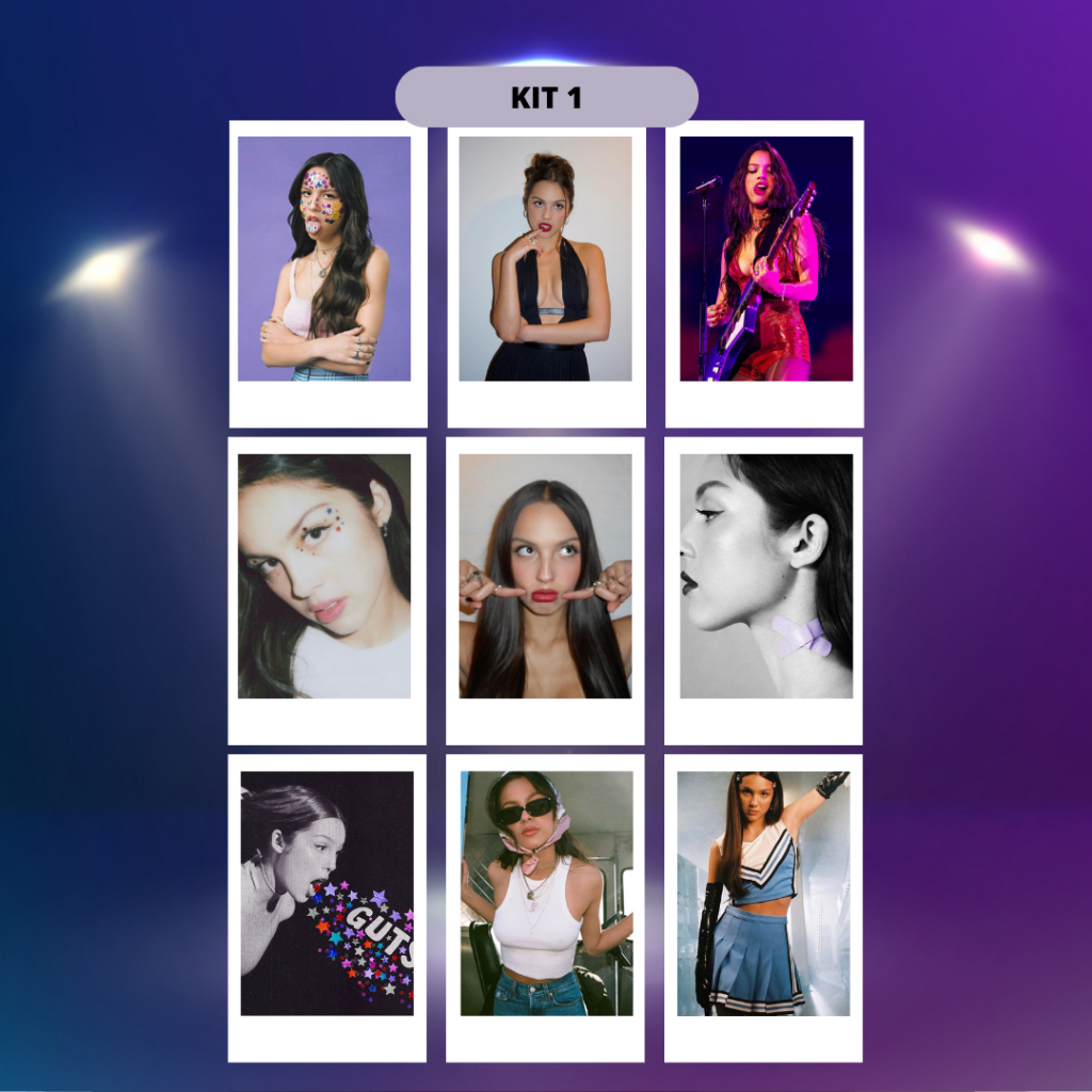 Olivia Rodrigo Kit 9 Fotos Polaroid | Shopee Brasil