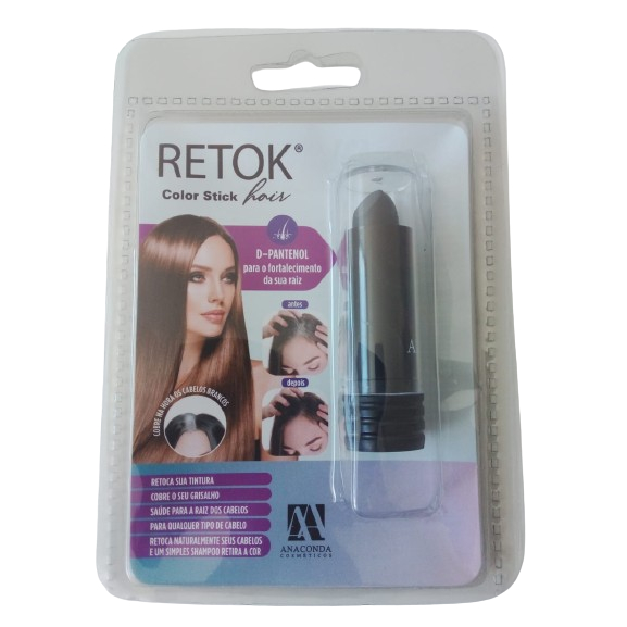 Baton Retok Cabelo E Barba Anaconda Preto Original 3g | Shopee Brasil