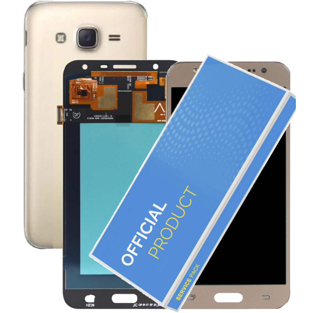 Kit Tela Frontal + Tampa Com Aro Compatível Galaxy J7 J701 Neo Display + 1 Ano Garantia ...