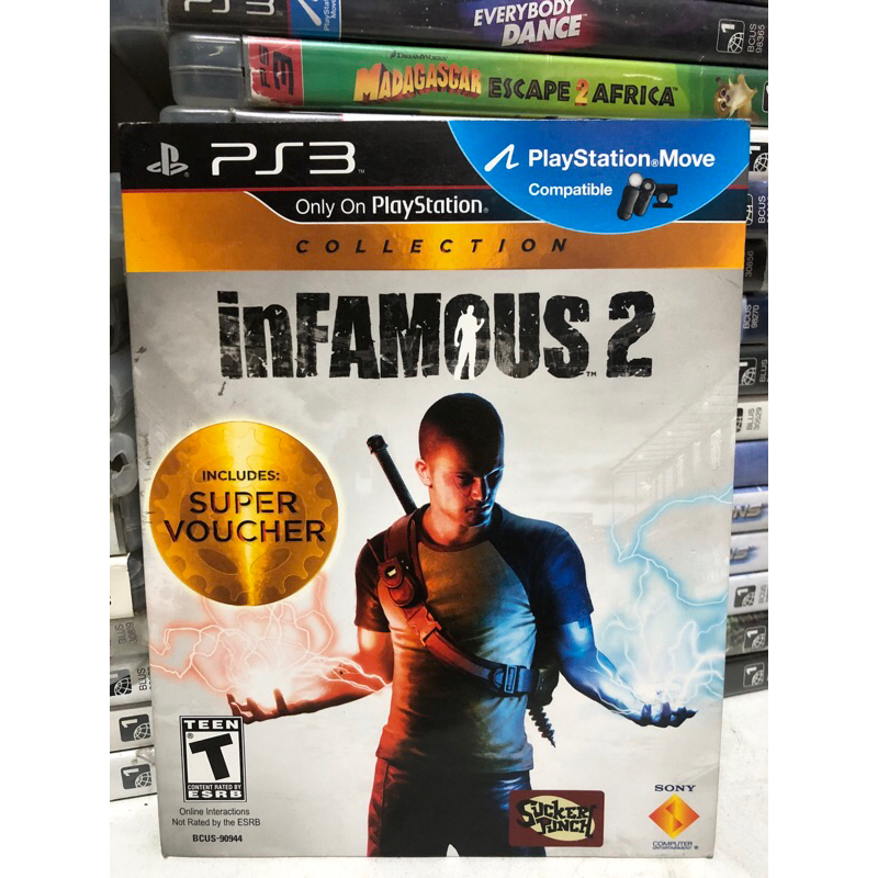 Infamous 2 capa papelao ps3 mídia física | Shopee Brasil
