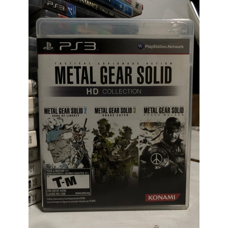 metal gear solid hd collection ps3 mídia física | Shopee Brasil