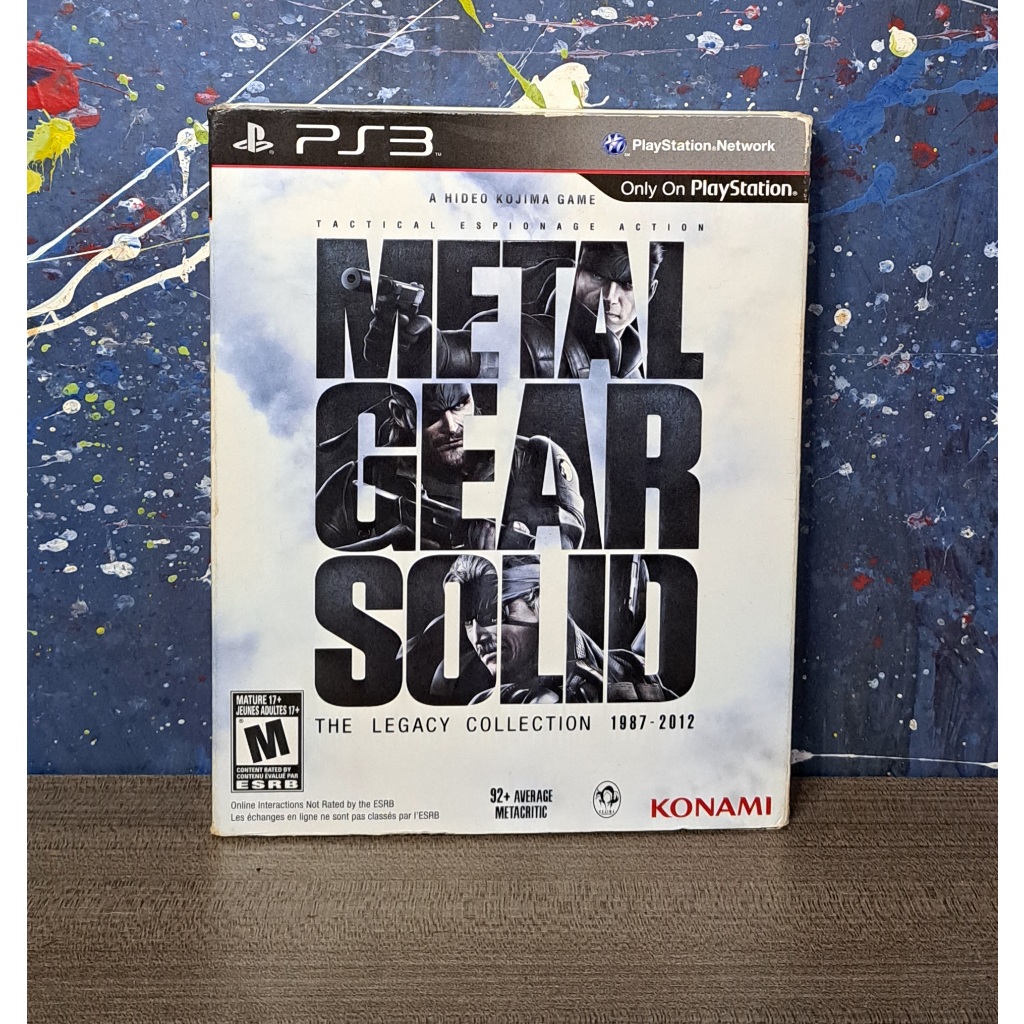 Metal Gear Solid HD Legacy Collection (Com Luva e Artbook) Físico - PS3 ...