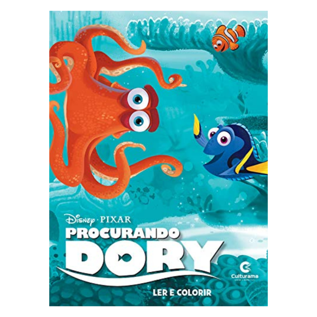 Livrinho Ler e Colorir Procurando Dory - Disney Pixar | Shopee Brasil