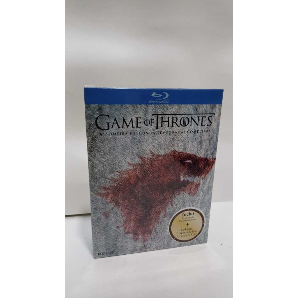 Box Blu Ray Game Of Thrones Primeira E Segunda Temporadas Completas Lacrado Shopee Brasil