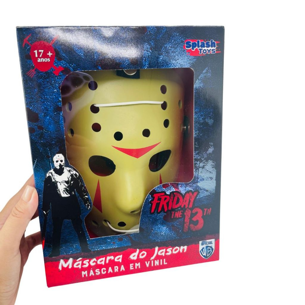Máscara Jason Sexta-Feira 13 Licenciada Filme Colecionável Cosplay ...