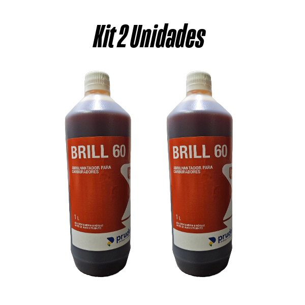 Abrilhantador Restaurador De Carburador Brill 60 - Kit 2 x 1L Antimônio ...