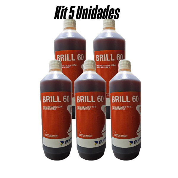 Abrilhantador Restaurador De Carburador Brill 60 Kit 5 x 1L ...