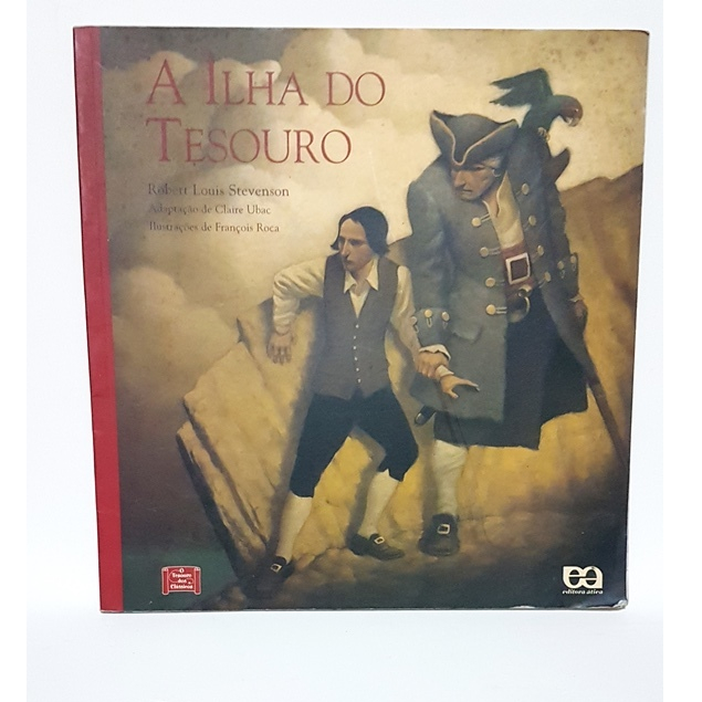 LIVRO A ILHA DO TESOURO ROBERT LOUIS STEVENSON 72PG | Shopee Brasil