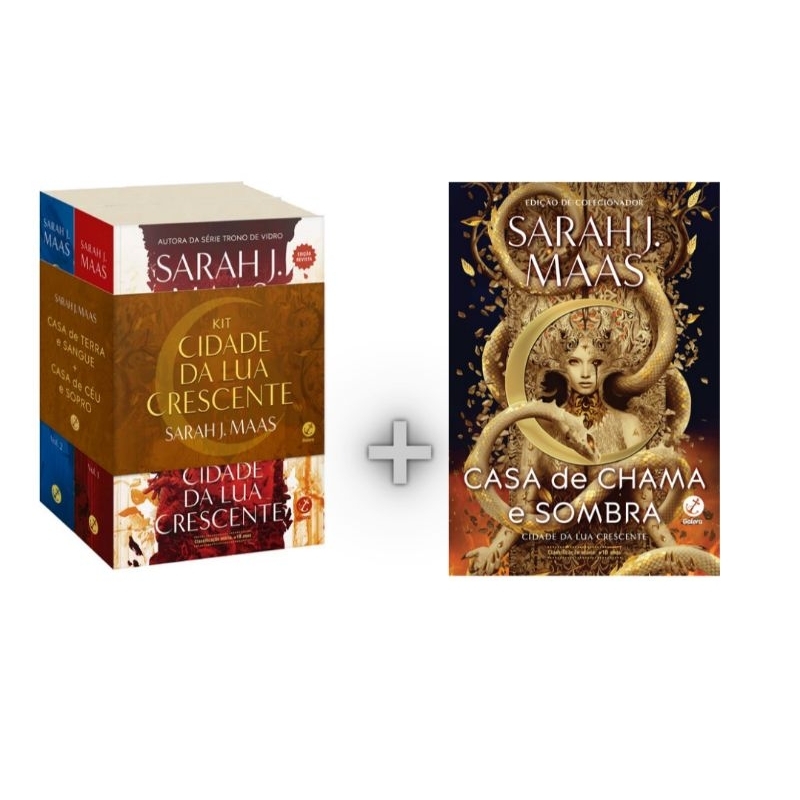 Kit Cidade da Lua Crescente - Vol. 1, 2 e 3 - Sarah J. Maas | Shopee Brasil
