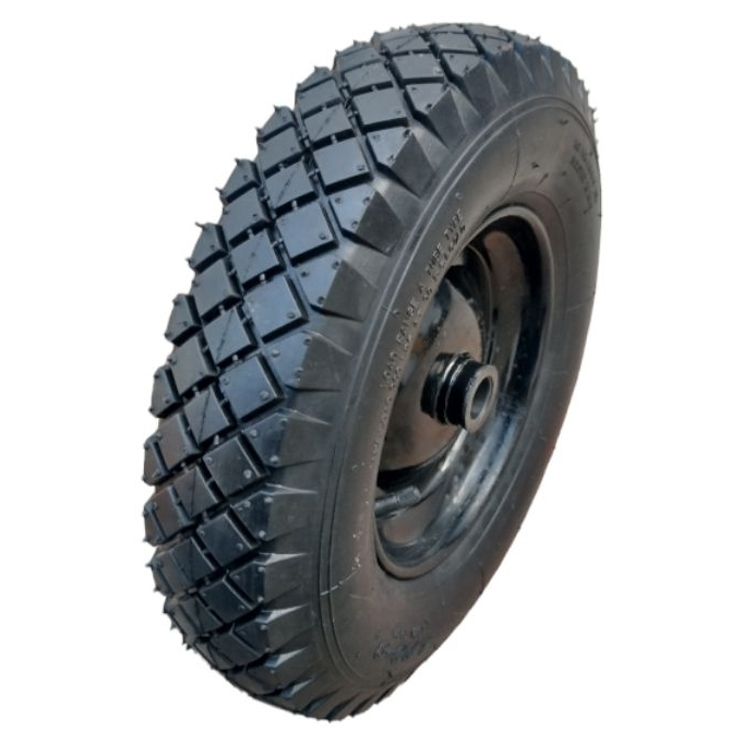 pneu 400/8 industrial montado roda furo 25 mm 1 polegada roda reforçada ...