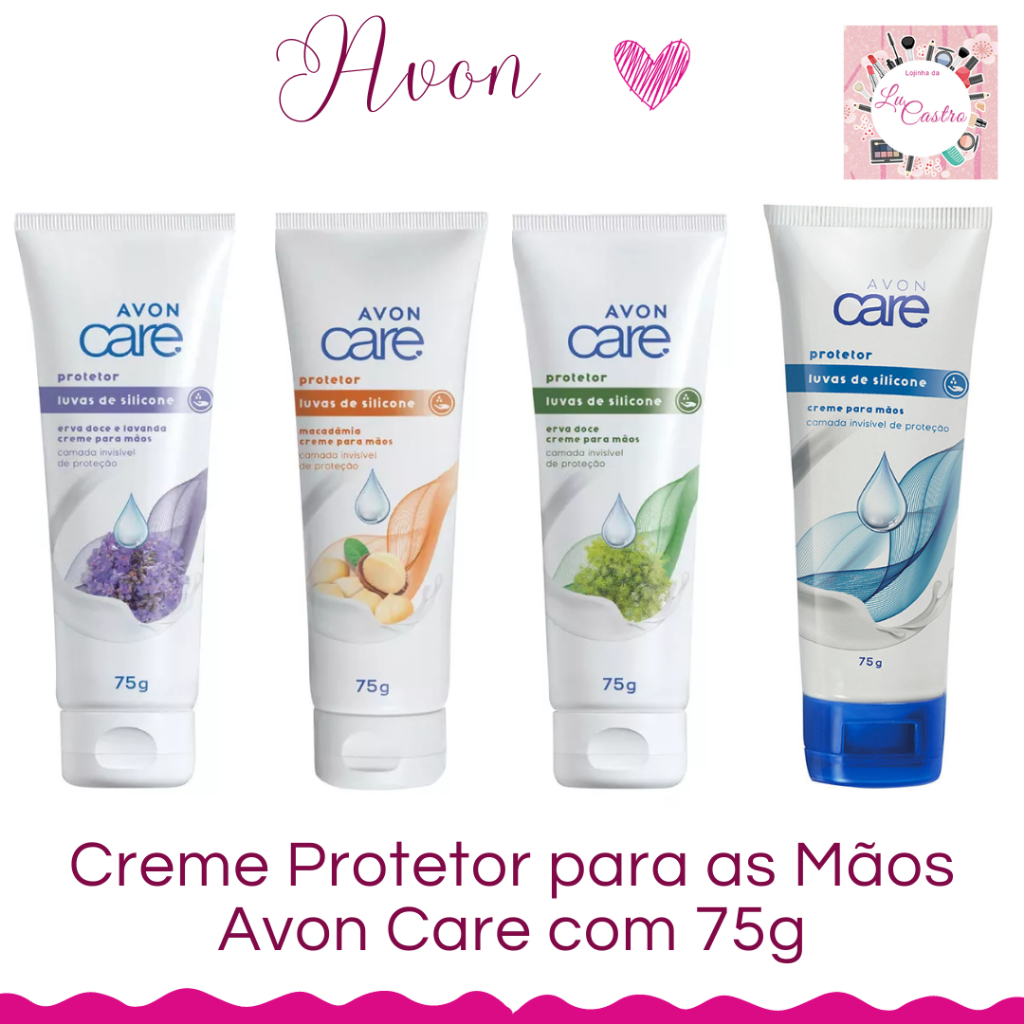 Creme hidratante para as mãos Avon Care 75g ou Presente com sabonete ...