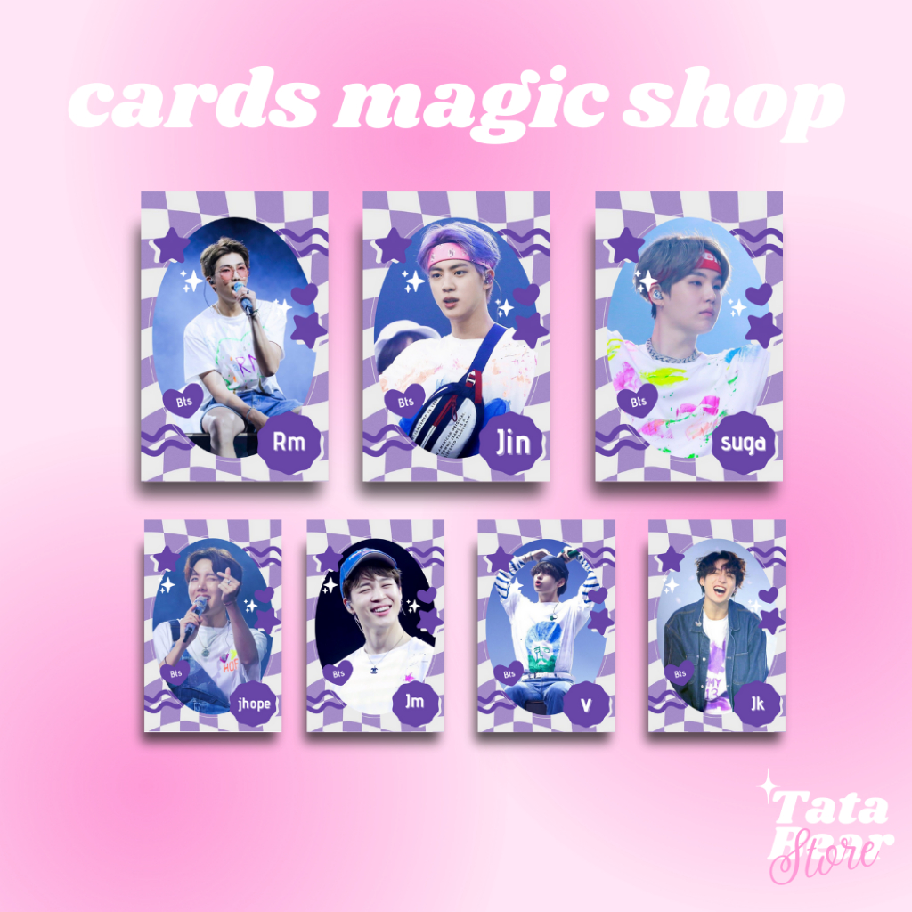 KIT CARD BTS I PURPLE YOU | Shopee Brasil
