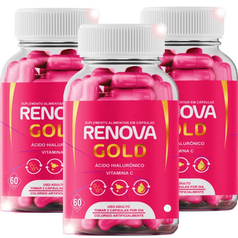3x Renova Gold 60 Cápsulas Original - Envio Hoje - Loja Oficial ...
