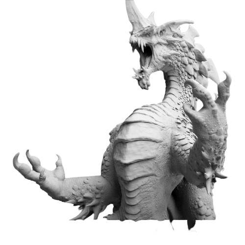 Blue Chromatic Dragon - Dragão Cromatico Azul da coleção LorD of th ...