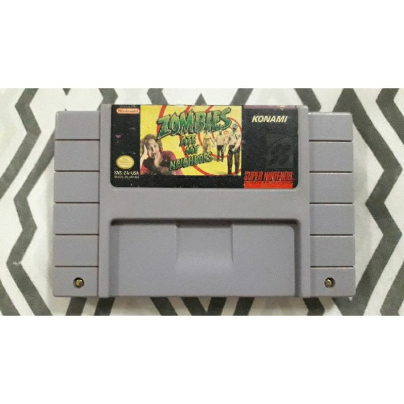 Zombies Ate My Neighbors 100% Original P/ Super Nintendo Aproveite ...
