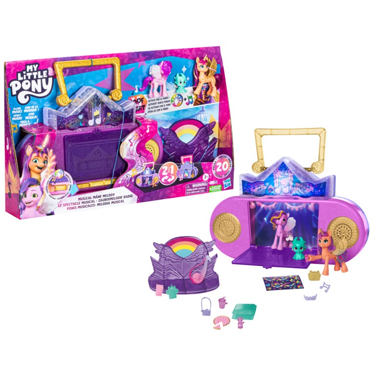 Conjunto My Little Pony: Deixe Sua Marca Melodia Musical, 4 Figuras E Acessórios - F3867 ...