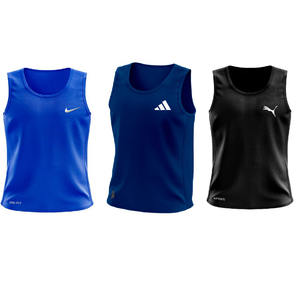 Regata Masculina DRI FIT Linha Premium - P M G GG XG | Shopee Brasil