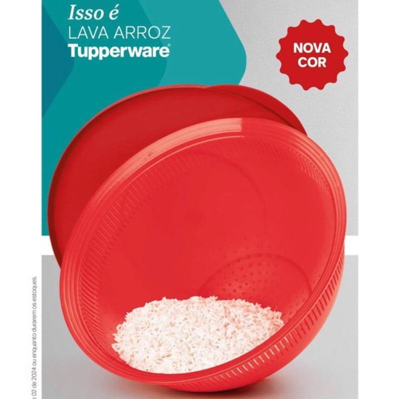 Lava arroz Tupperware | Shopee Brasil