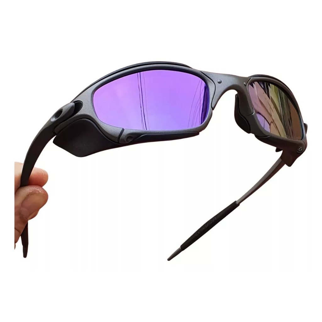 Oculos de Sol Juliet X-Metal Roxo Violet Polarizado com SideBlinder ...