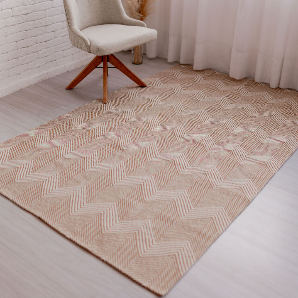 Tapete Sala 1,00x1,50 Boho Chique Moderno Algodão Artesanal | Shopee Brasil