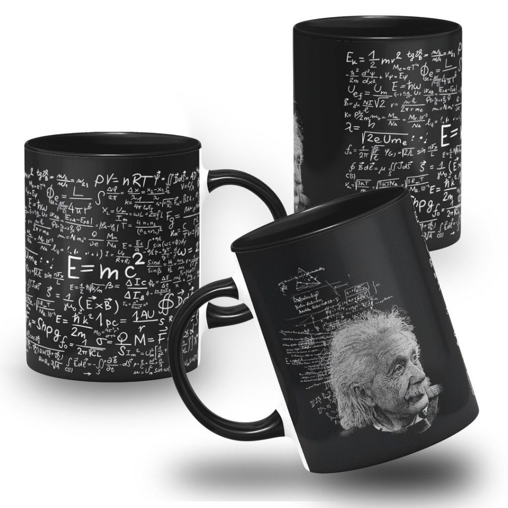 Caneca Albert Einstein Fisico Matemática Profissão Professor Personalizada | Shopee Brasil