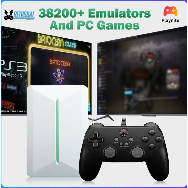 Hd Externo/Interno Retrogames Retrobat Playnit 500gb 90 Sistemas Pc ...