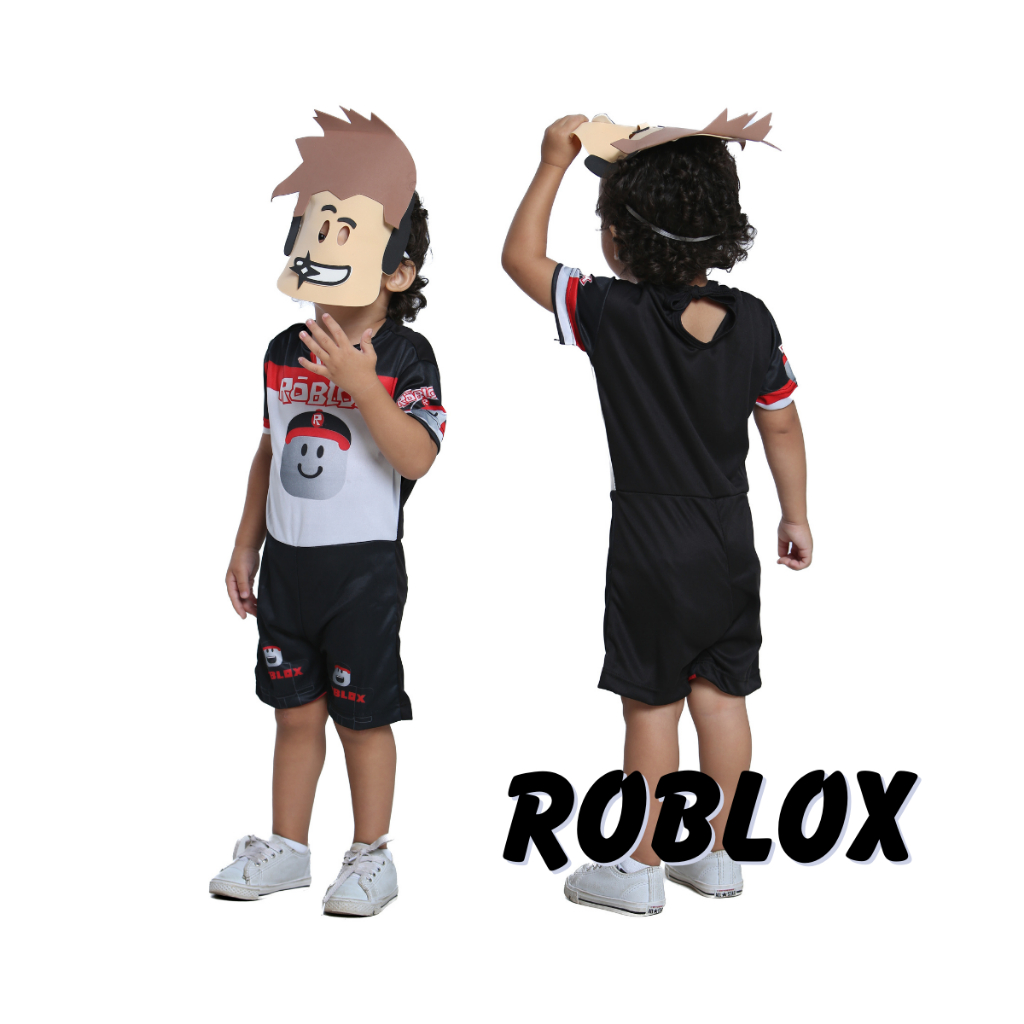 Fantasia Infantil Personagem Curta Short Roblox | Shopee Brasil