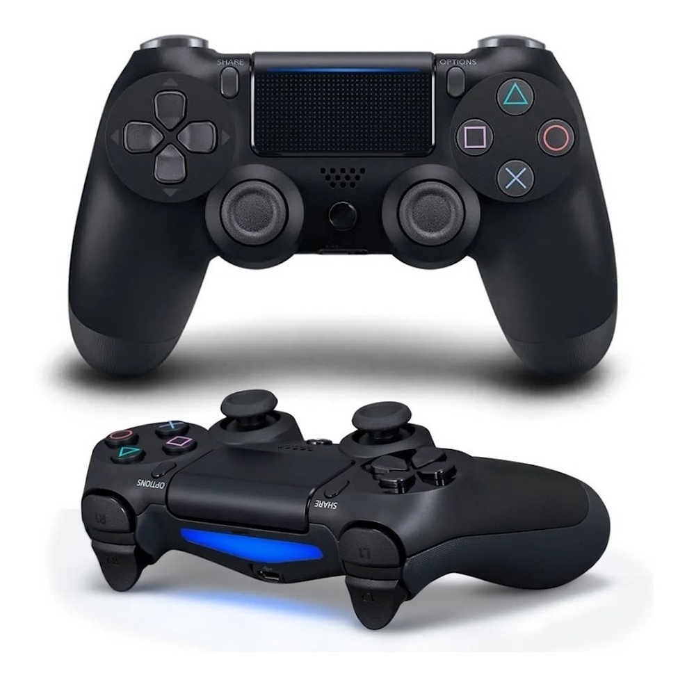Controle PS4 Joystick Sem Fio Dualshock Primeira Linha Preto | Shopee ...