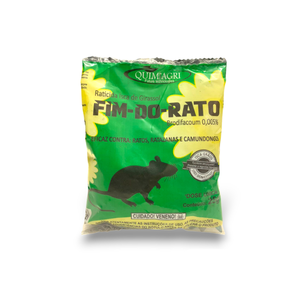 Remedio Para Ratos Girassol Com 20 Pacote C/25g Envio Rapido | Shopee ...