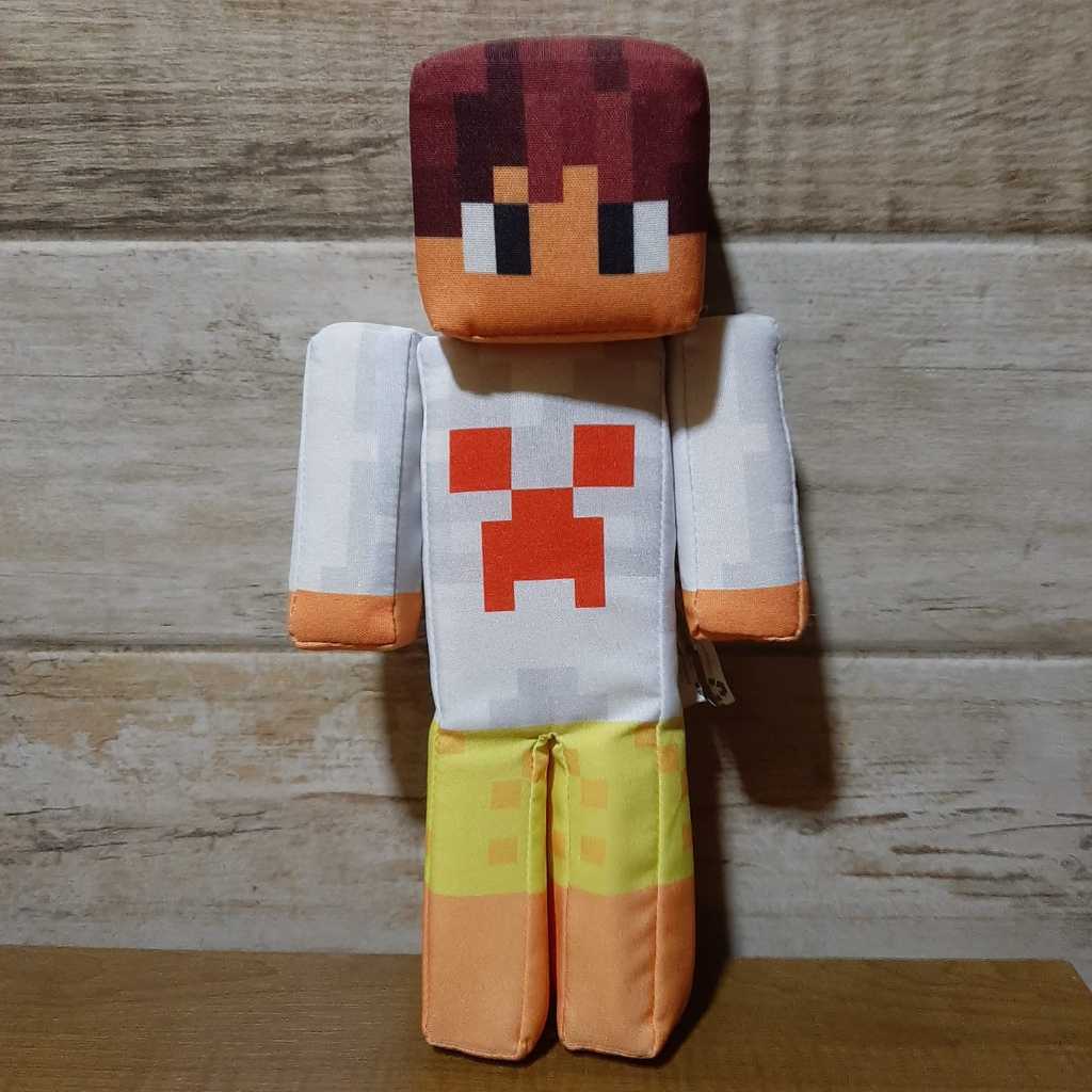Boneco Minecraft Cronos Plays - Zrtoys - 35 Cm | Shopee Brasil