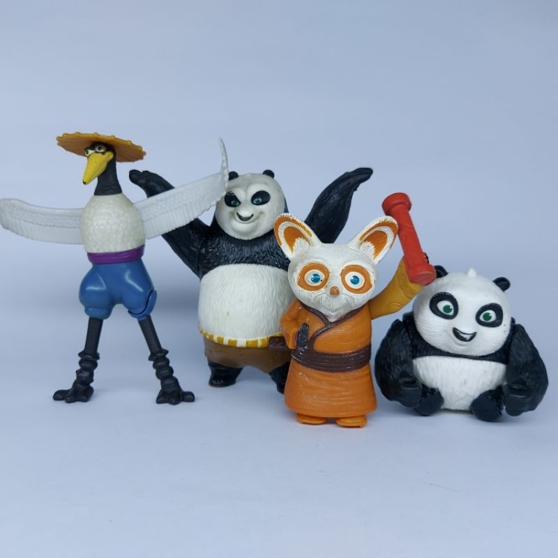 Lote 4 bonecos Kung-fu Panda | McDonald's | Shopee Brasil