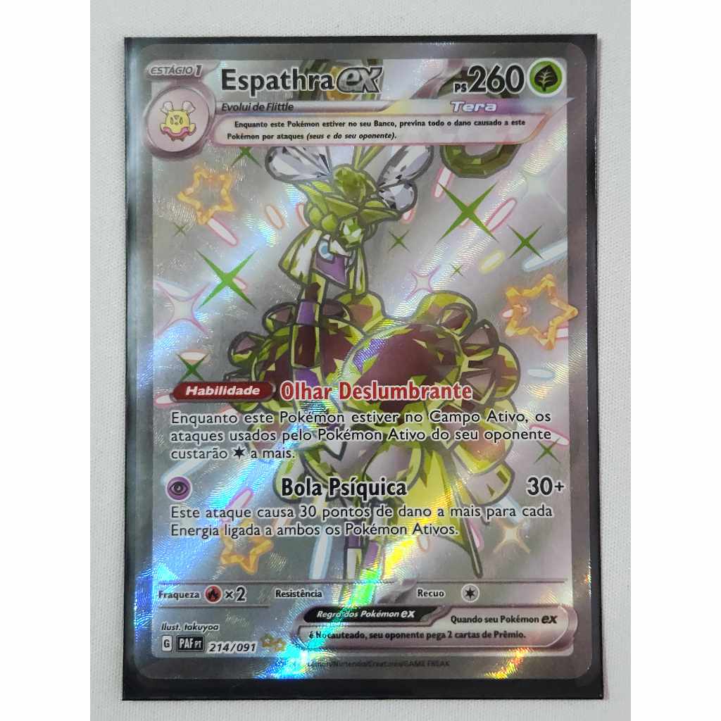 Carta Pokemon Espathra ex (214/091) PAF | Shopee Brasil