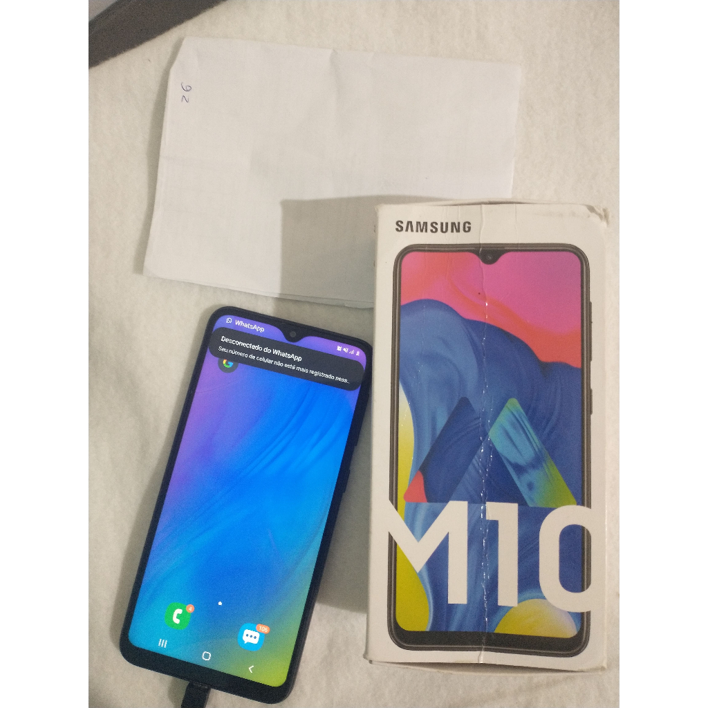 Samsung Galaxy M10 Dual Sim 32 Gb 3 Gb Ram Sm-m105m/ds | Shopee Brasil
