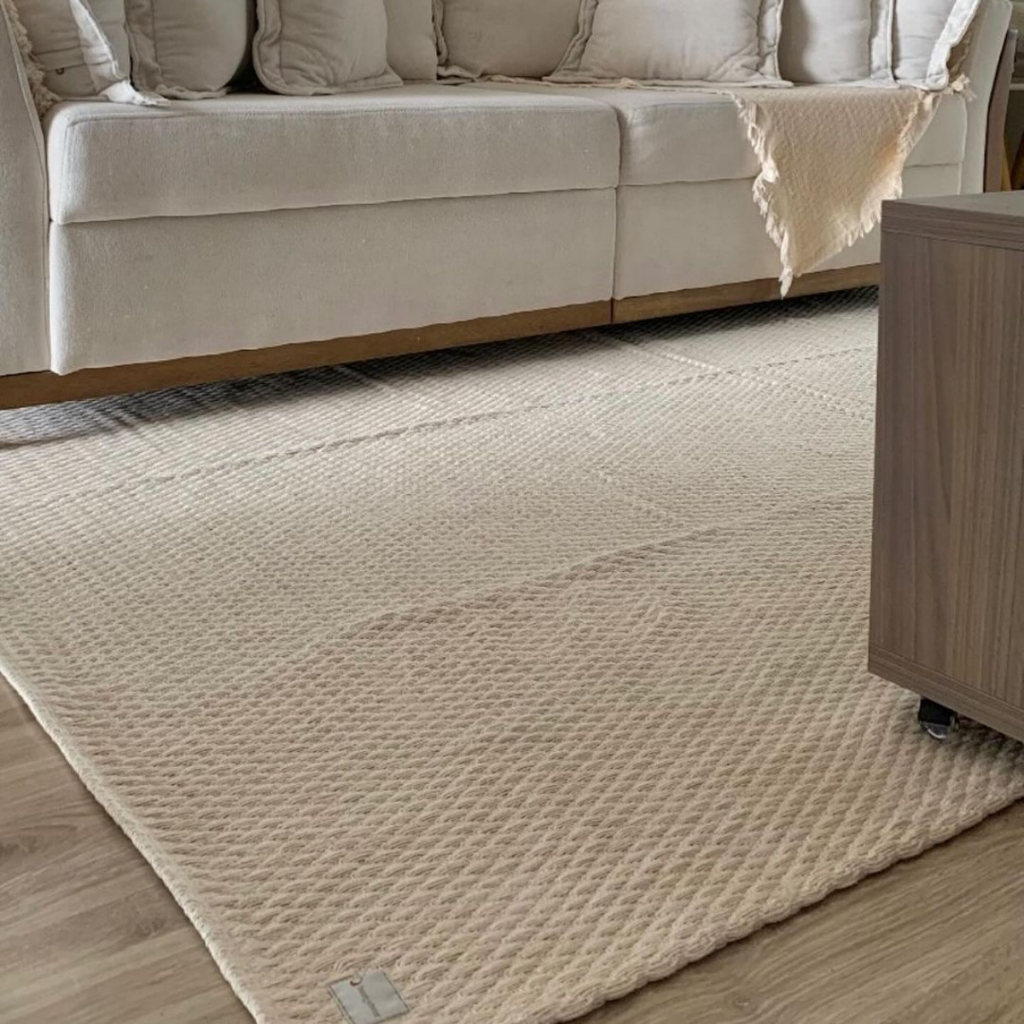 Tapete Sala 2,50x3,00 Boho Chique Moderno Algodão Artesanal | Shopee Brasil