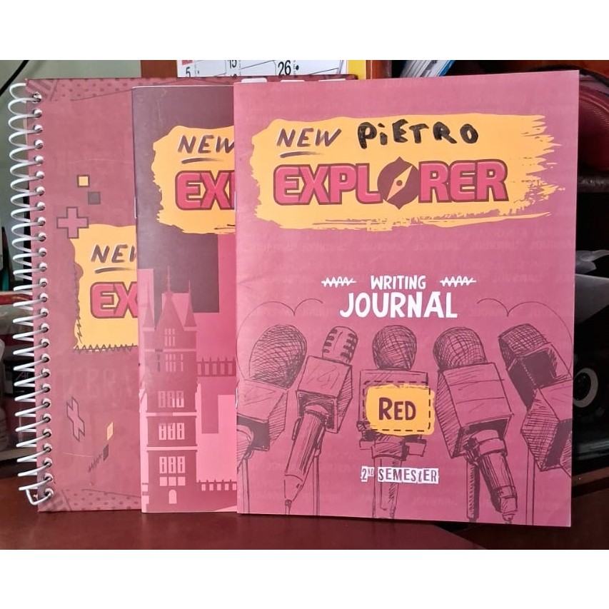 Livro New Explorer Red 2nd Students Book+the Bridge+writing Journal ...