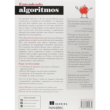 Livro Entendendo Algoritmos: Um Guia Ilustrado Para Programadores e ...