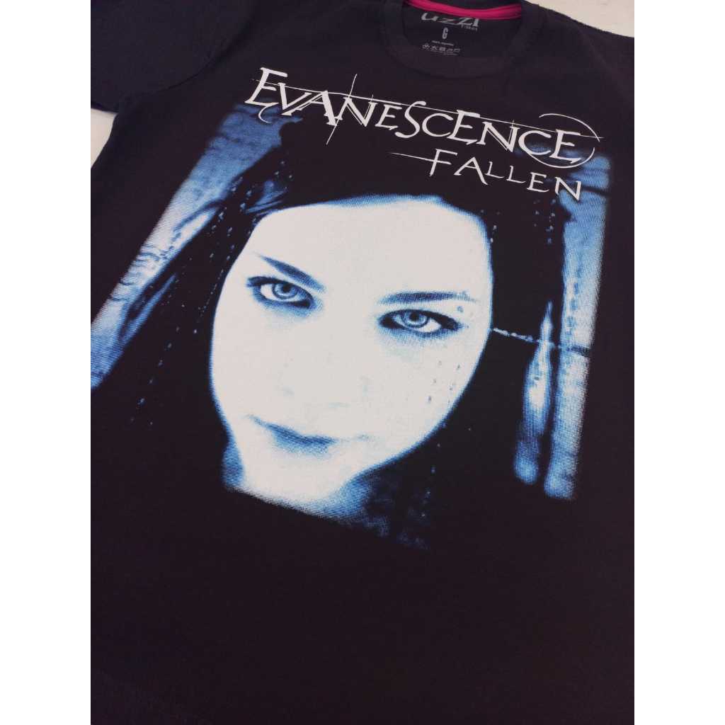Camisa Evanescence Fallen Camiseta de Rock Blusa Algodão | Shopee Brasil