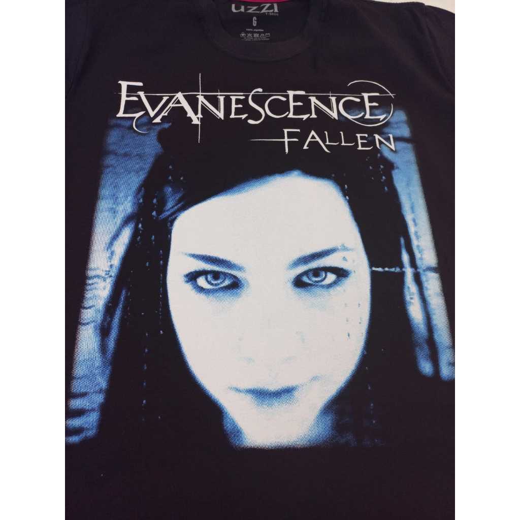 Camisa Evanescence Fallen Camiseta de Rock Blusa Algodão | Shopee Brasil